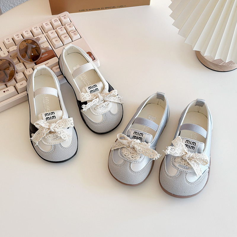 Jual Sepatu Kets Kulit Nyaman Slip-on Untuk Anak Perempuan Sepatu ...