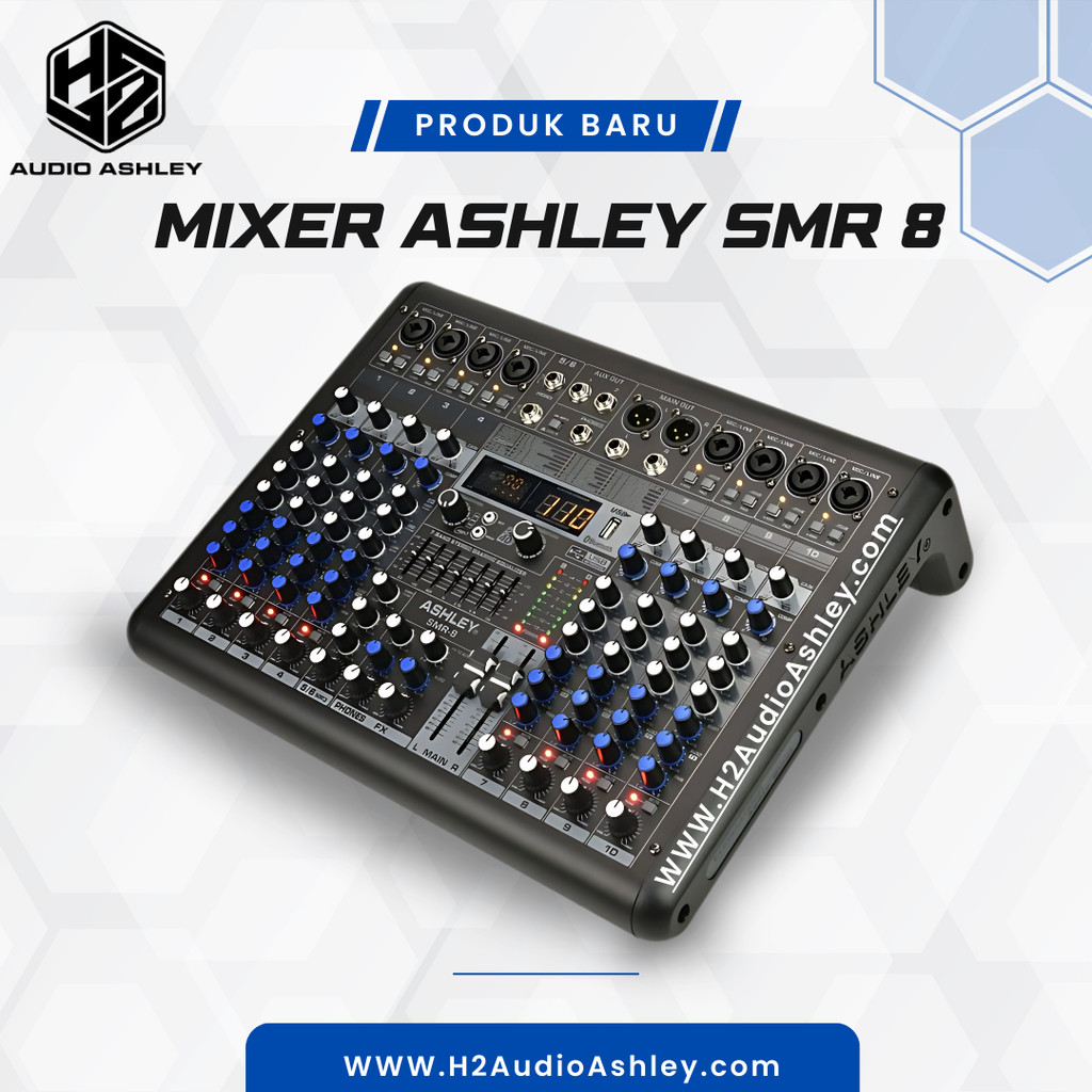 Jual Mixer 8 Channel Ashley SMR 8 | Shopee Indonesia