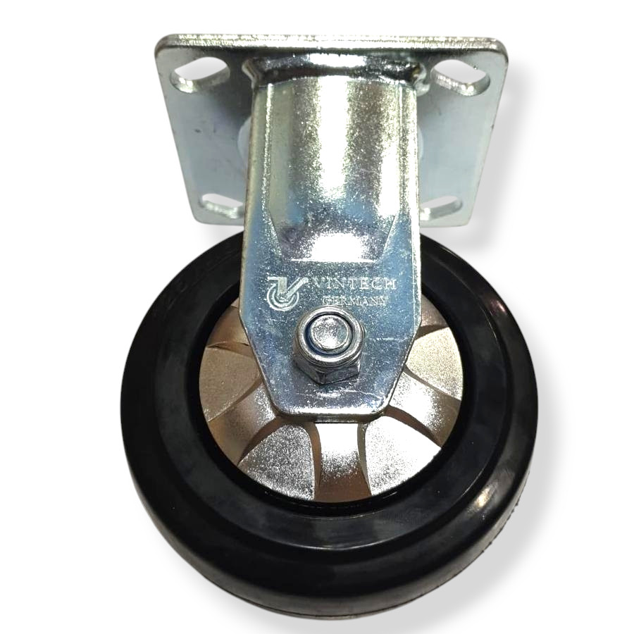 Jual Elastic Rubber Wheel Casters / Roda Karet Elastis Heavy Duty ...