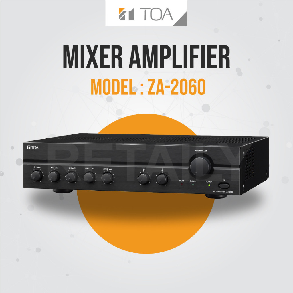 Jual TOA Mixer Amplifier Midel ZA2060 - Garansi Resmi | Shopee Indonesia