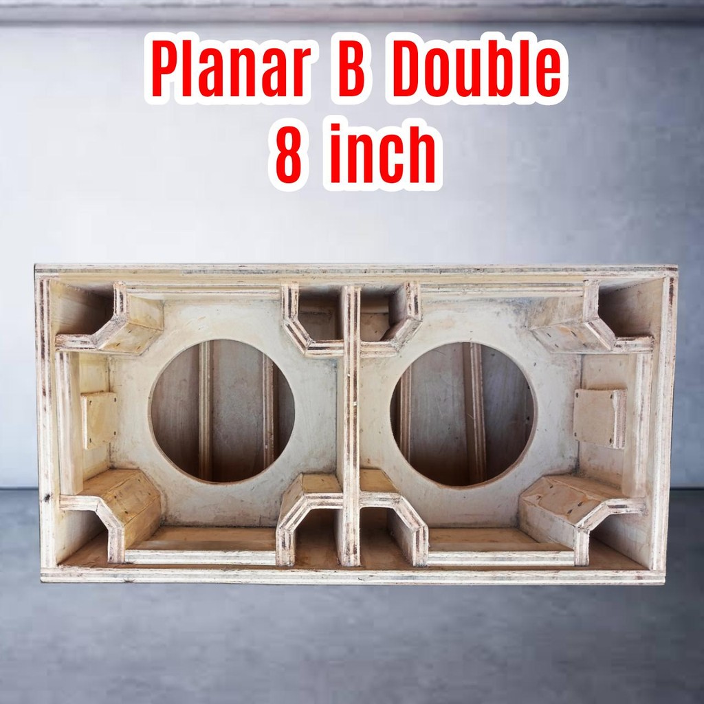 Jual Box Speaker 8 inch Planar Double bahan miniatur sound sistem tebal ...