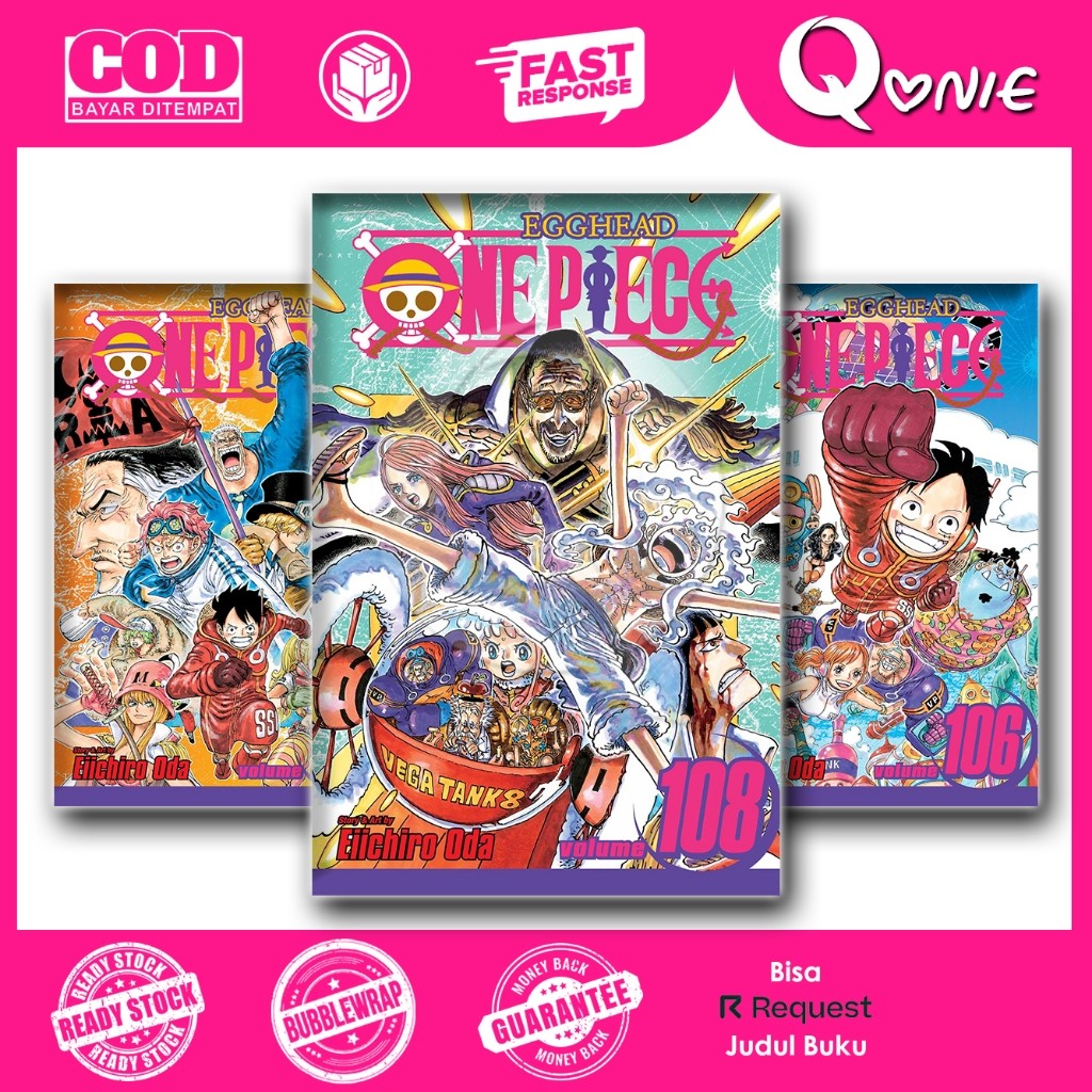 Jual Komik One Piece (108 book series) by Eiichiro Oda (English ...