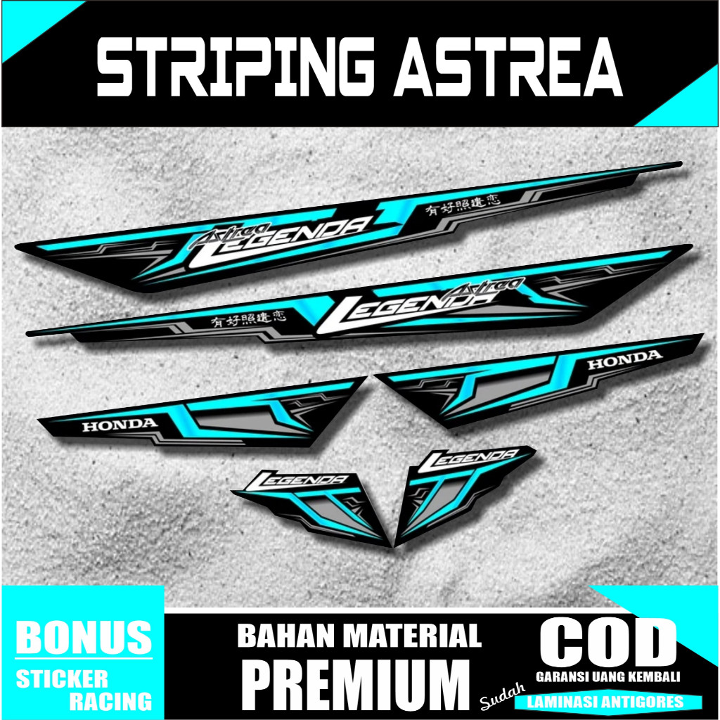 Jual Stiker Astrea Legenda Variasi Striping Honda Prima Grand Stiker ...
