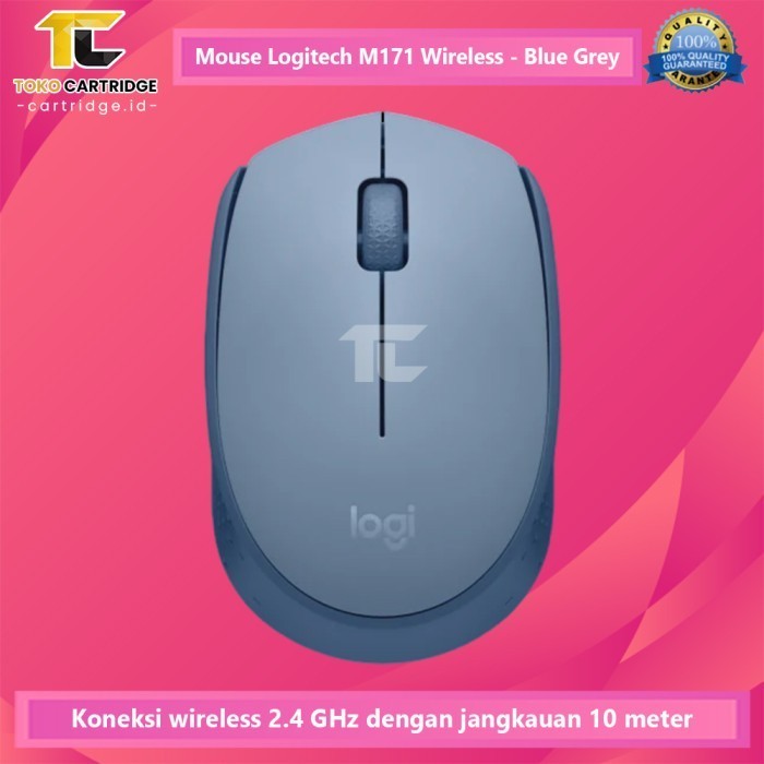 Jual Logitech Mouse M170 Black M171 Rose Grey Blue Red Off White ...