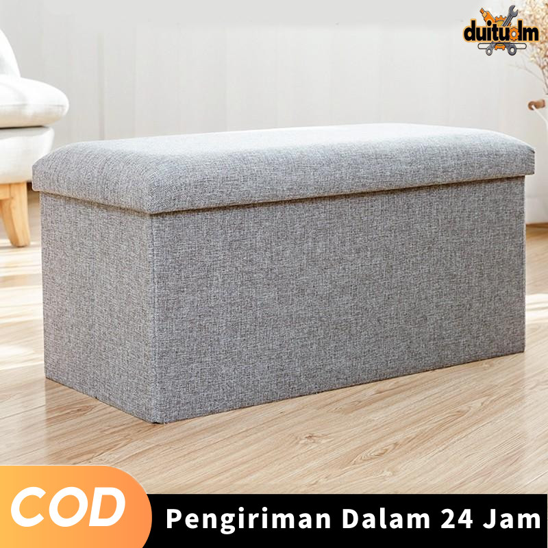 Jual Box Sofa Multifungsi Kursi Kotak Penyimpanan Barang Foldable ...
