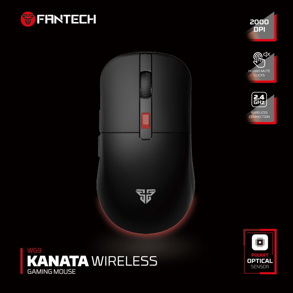 Jual Mouse Gaming FANTECH of Kanata WG9 / WG-9 Mouse Gaming Wireless ...