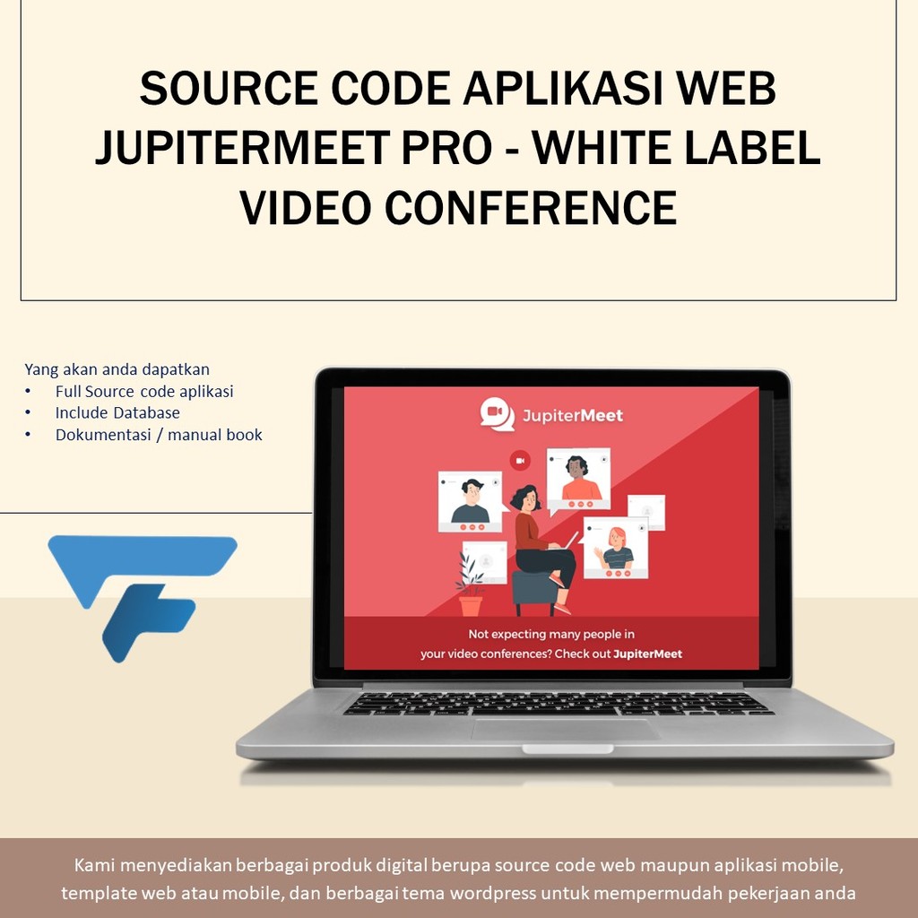 Jual SOURCE CODE APLIKASI WEB JUPITERMEET PRO - WHITE LABEL VIDEO CONFERENCE | Shopee Indonesia