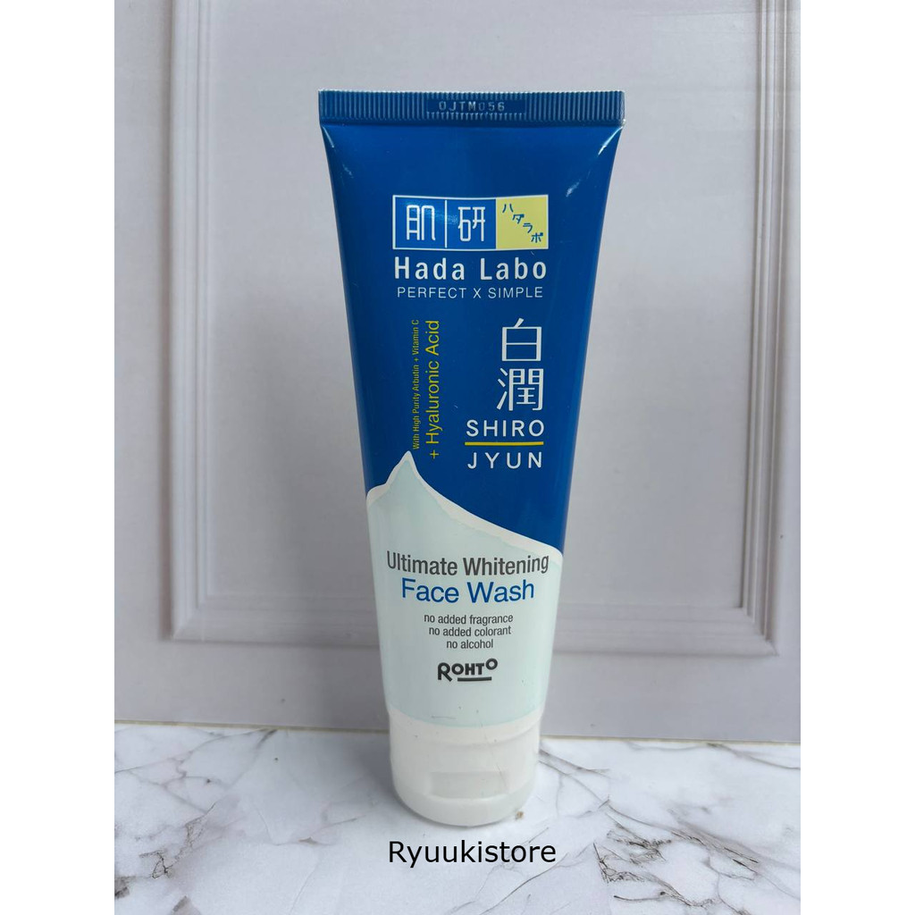 Jual Hada Labo Shirojyun Whitening Face Wash 100 Gr | Pembersih Wajah ...