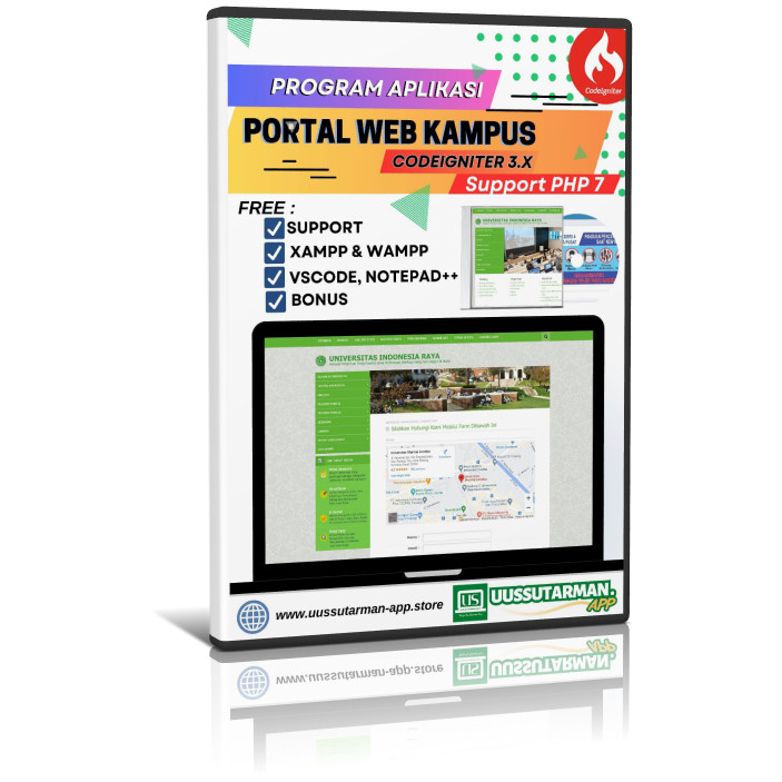Jual Program Aplikasi Web Portal Kampus Responsive dengan Codeigniter 3.x Support PHP 7 | Shopee ...