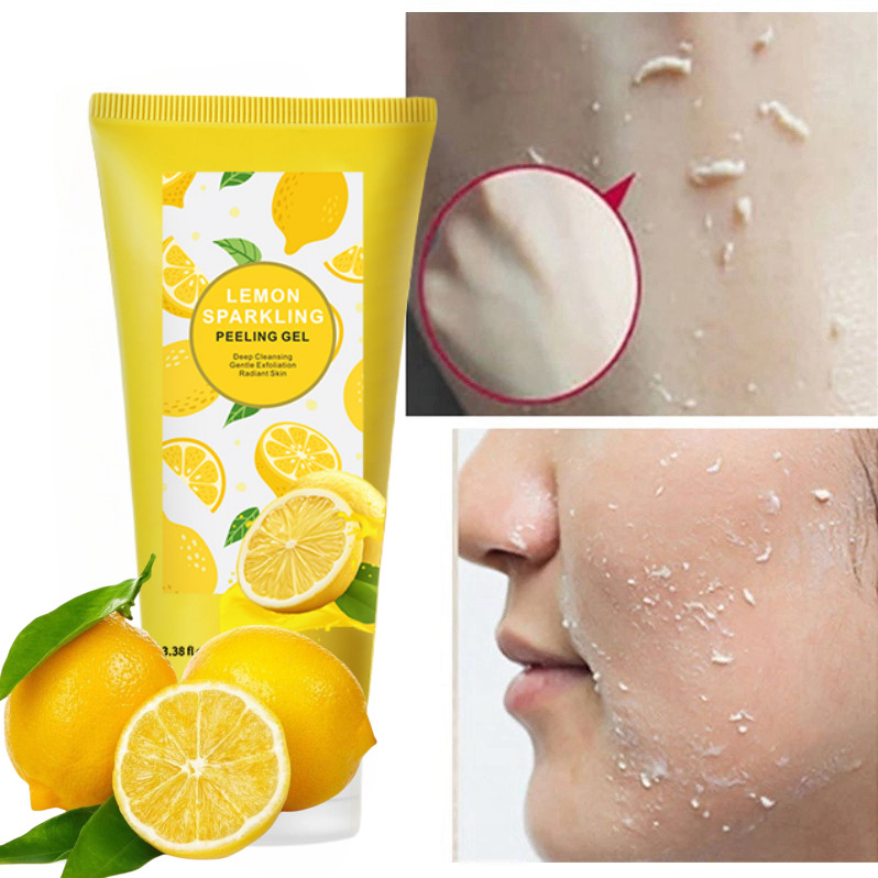 Jual Der.J Lemon Exfoliating Whitening Gel Skincare Eksfoliasi Piling ...