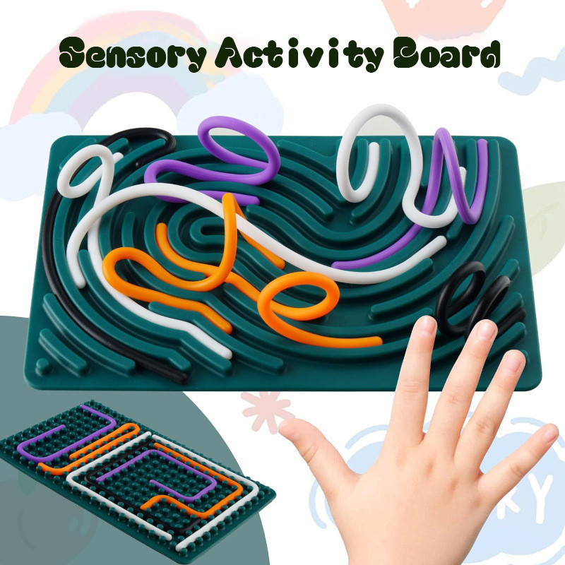 Jual Geetoy Papan Aktivitas Sensorik Dengan 11 Tali Mainan Edukasi ...