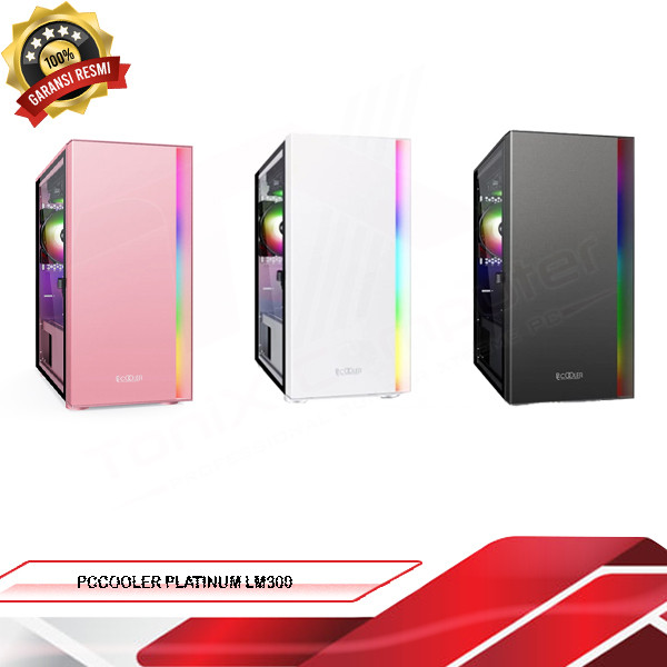 Jual PCCOOLER Platinum LM300 ARGB Mid-Tower |Casing PC Gaming | Gaming ...