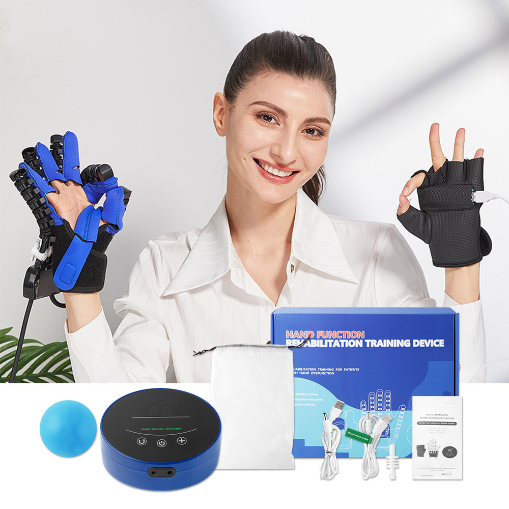 Jual PREORDER Intelligent Rehabilitation Robot Gloves Finger Training ...