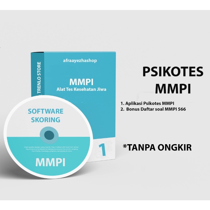 Jual Software Psikotes MMPI Aplikasi SKORING Alat Tes psikologi MMPI ...