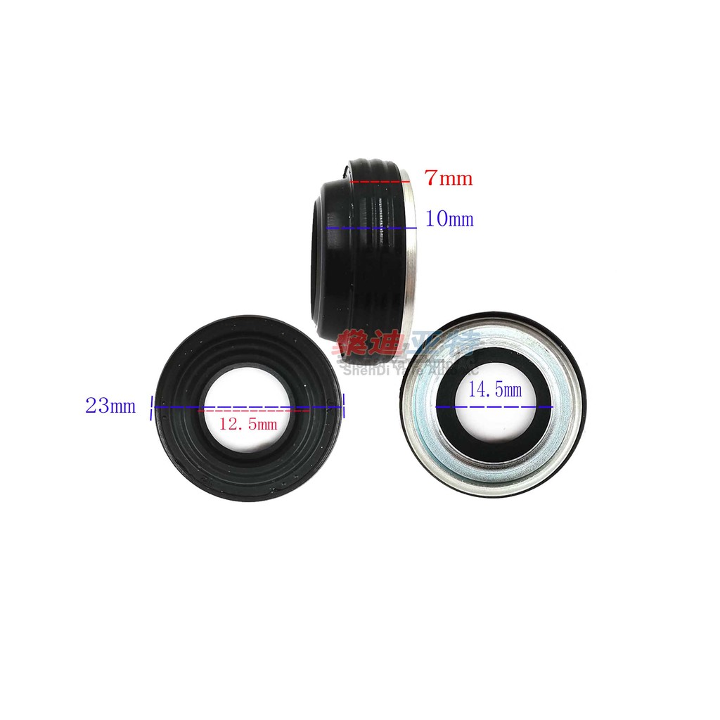 Jual A/C Compressor LIP TYPE Rubber-Mounted Shaft Seal Oil Seal Stamps ...