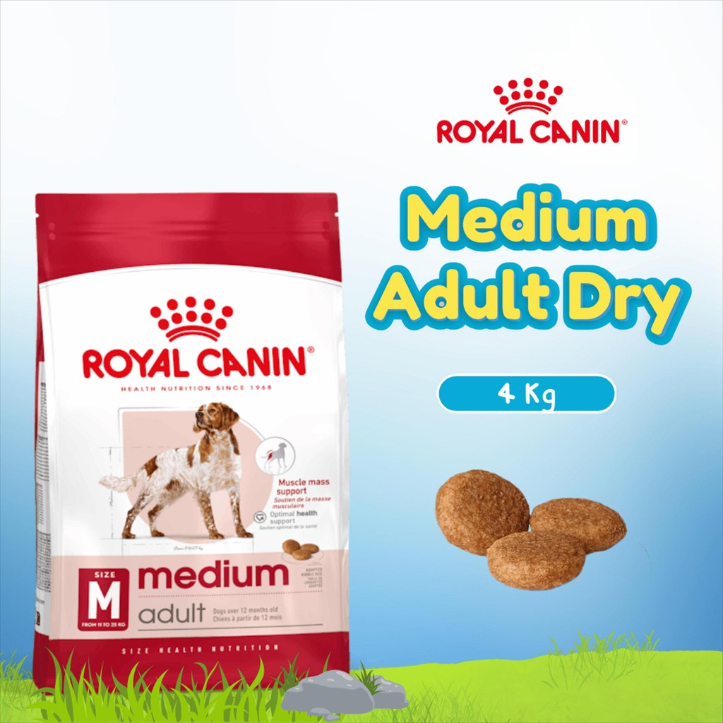 Jual ROYAL CANIN MEDIUM ADULT 4KG - RC MEDIUM ADULT 4KG - RC ADULT 4KG ...