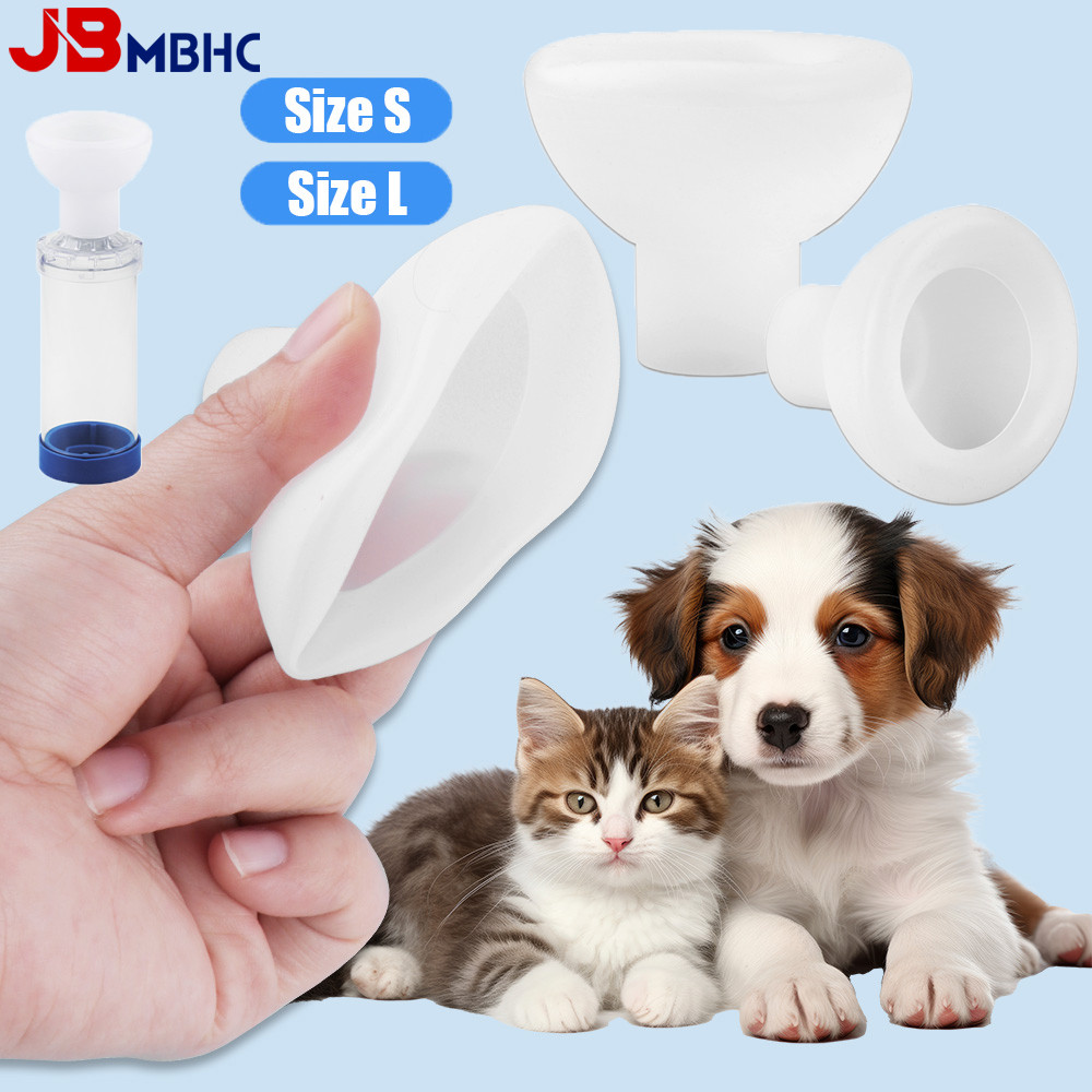 Jual PREORDER Dog Cat Pet Mask for Inhaler Spacer Feline/Cannie Aerosol ...