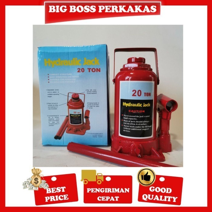 Jual Dongkrak Botol 20 ton Hidrolik / Hydraulic Jack - Truck & Mobil | Shopee Indonesia