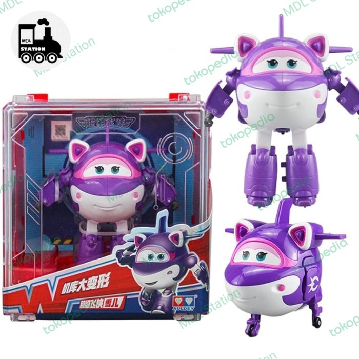 Jual EF90 Super Wings Electric Heroes - Transforming CRYSTAL (Big ...