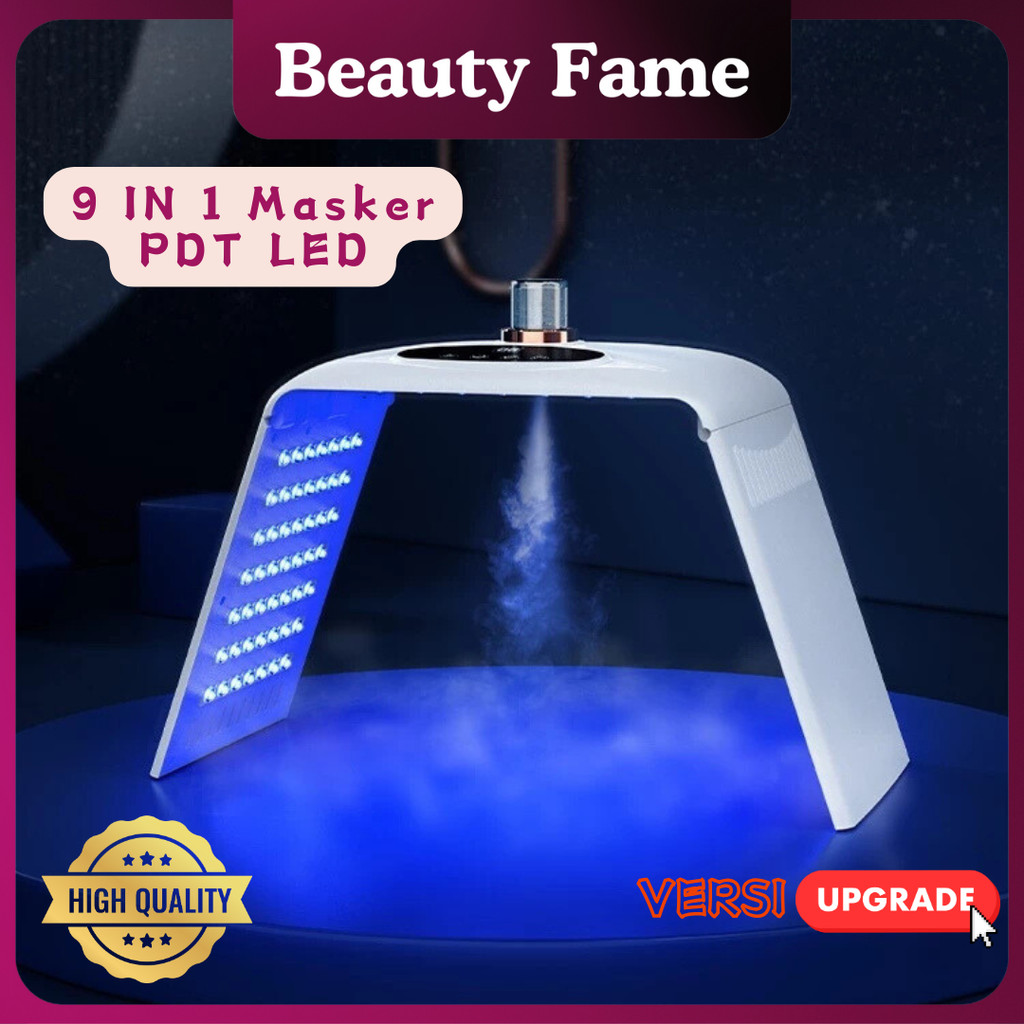 Jual Beauty Fame GARANSI 1 TAHUN 9IN1 PDT LED Masker Nano alat facial ...