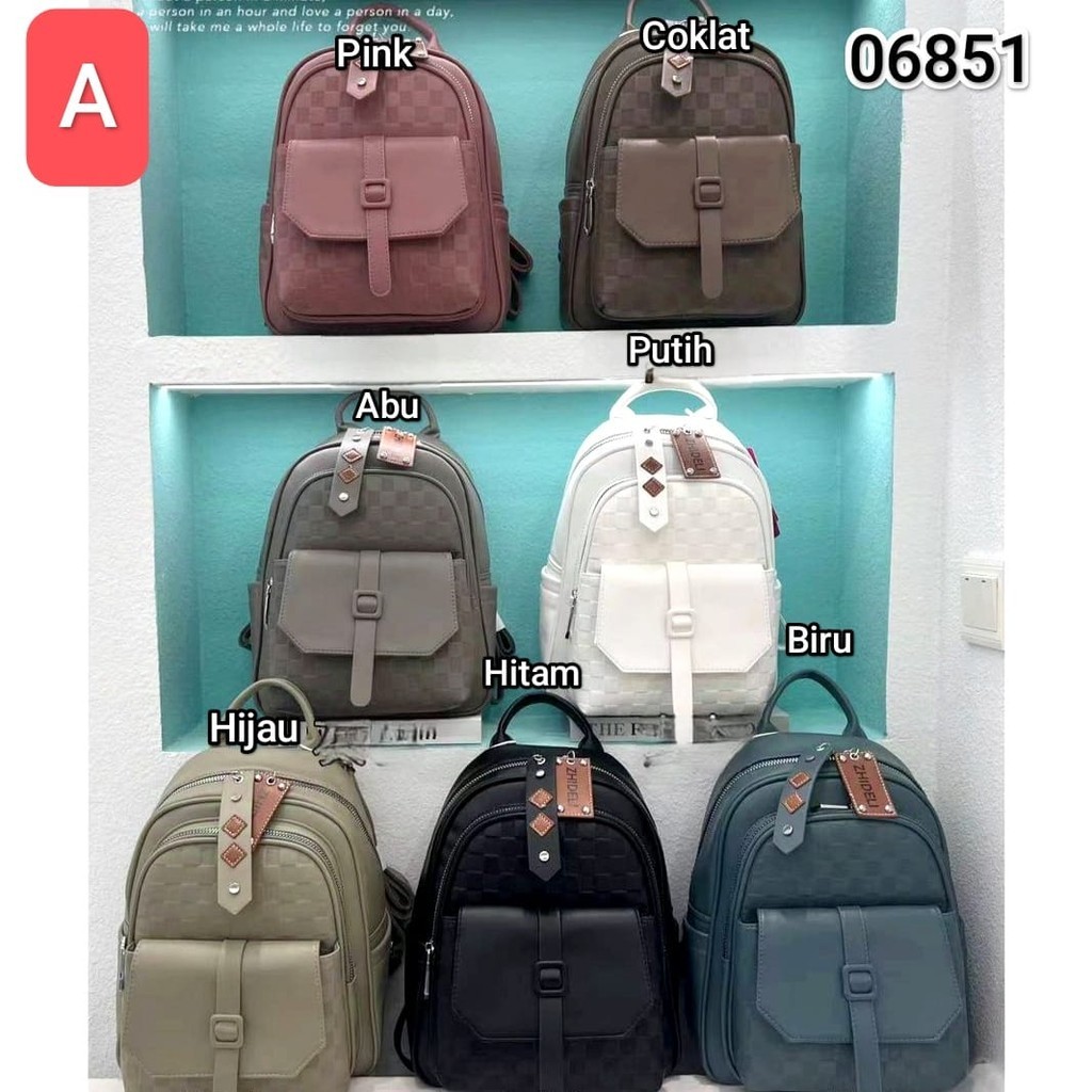 Jual Tas ransel cewek korea import tas punggung wanita backpack kulit ...