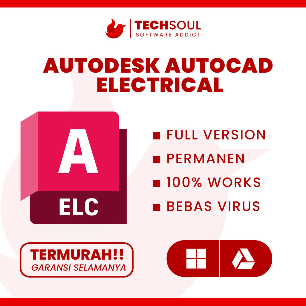 Jual Autodesk AutoCAD Electrical 2025 2024 2023 2022 2021| Windows ...