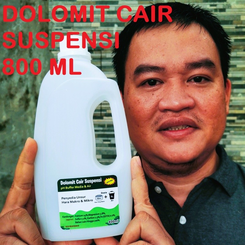 Jual Dolomit Cair Suspensi Ekstra 800ml pH Buffer Media dan Air ...