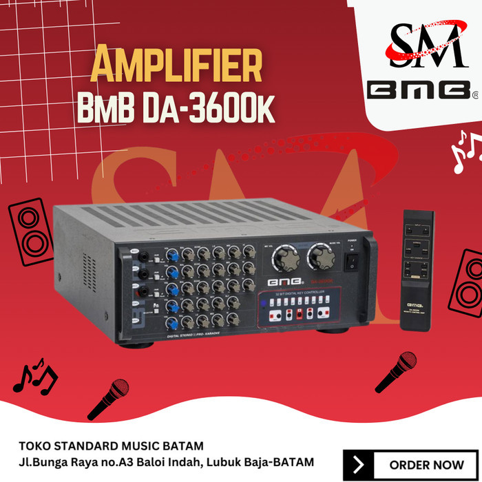 Jual Amply BMB DA-3600k / Amplifier BmB Da3600k / Ampli Karaoke BmB ...