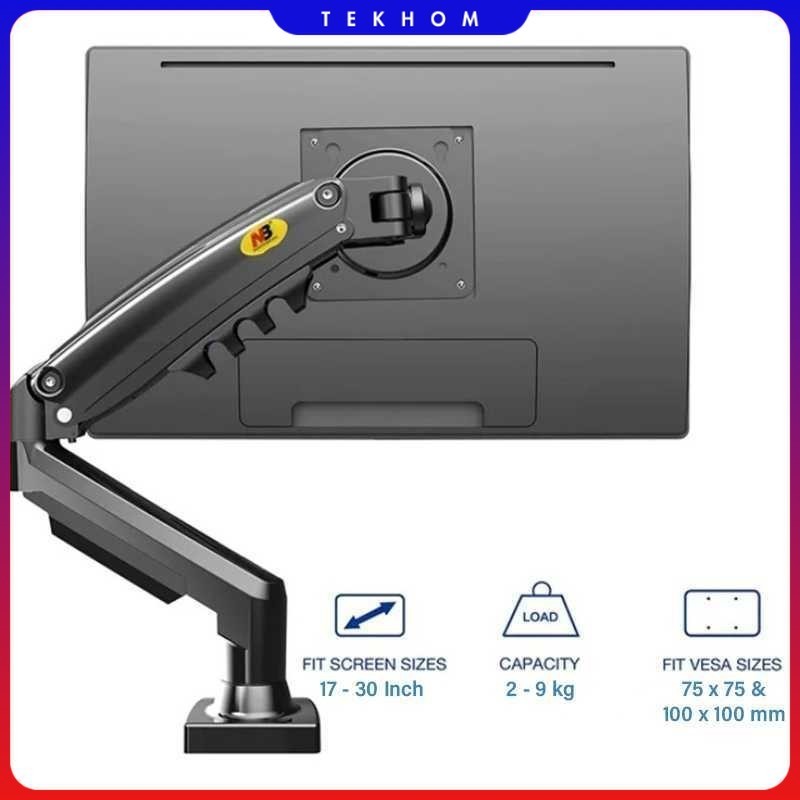 Jual Universal Monitor Arm Bracket 2-9kg 17-30 Inch - F80 | Shopee ...