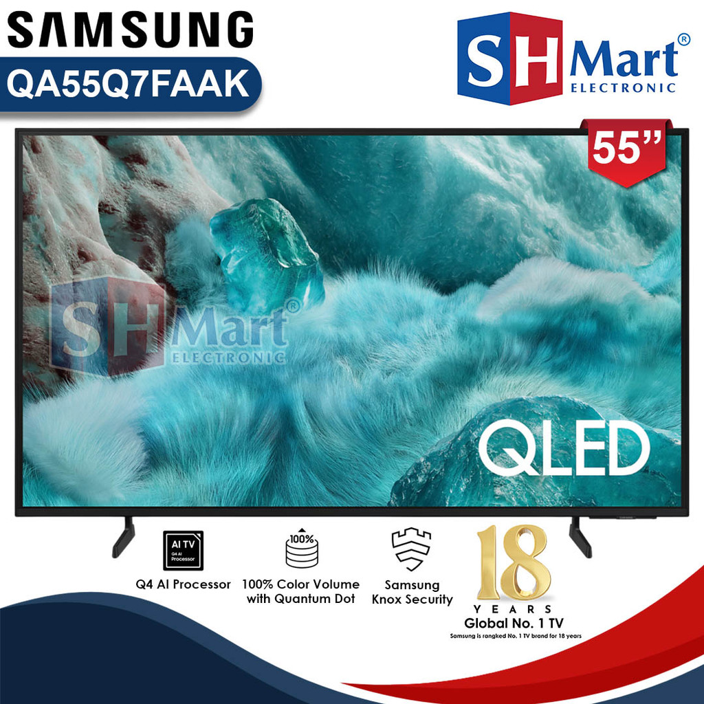 Jual Samsung Qled Tv 55 Inch Q7F 4K Vision AI Smart Tv QA55Q7FAAKXXD ...