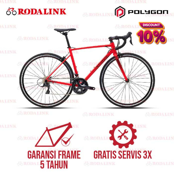 Jual Polygon Sepeda Balap Road Bike Strattos S3 - Brown, L | Shopee ...
