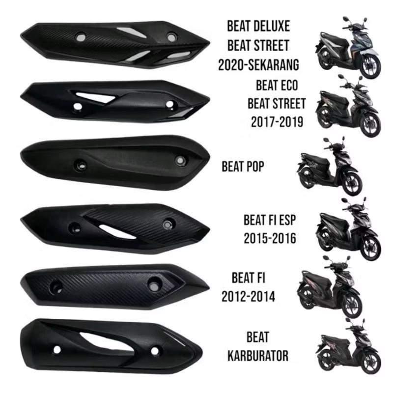Jual COD Cover knalpot semua motor beat karbu beat fi beat esp beat pop ...