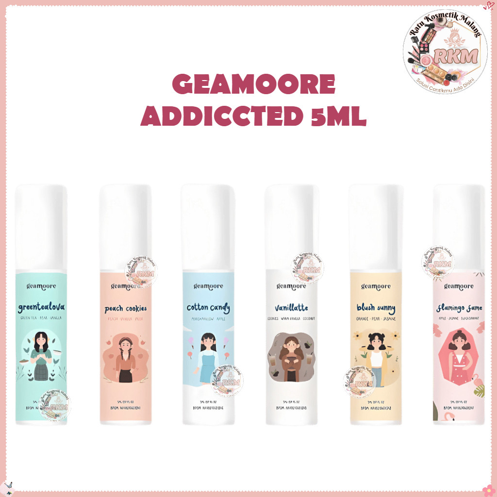 Jual GEAMOORE Addicted Parfum Series | Parfum Geamore Thailand Roll On ...