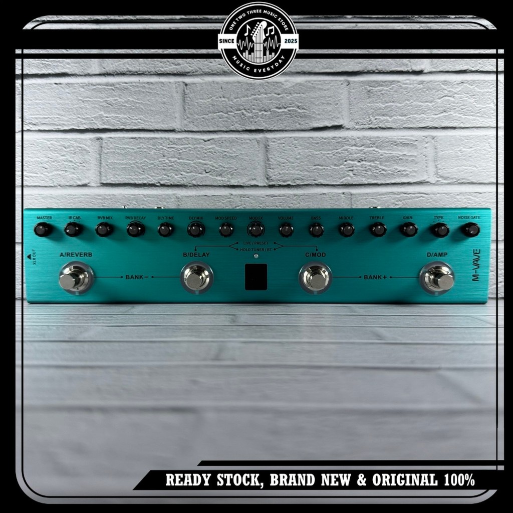 Jual Efek Gitar M-VAVE TANK-G Multi Effects Soundcard Interface Pedal ...