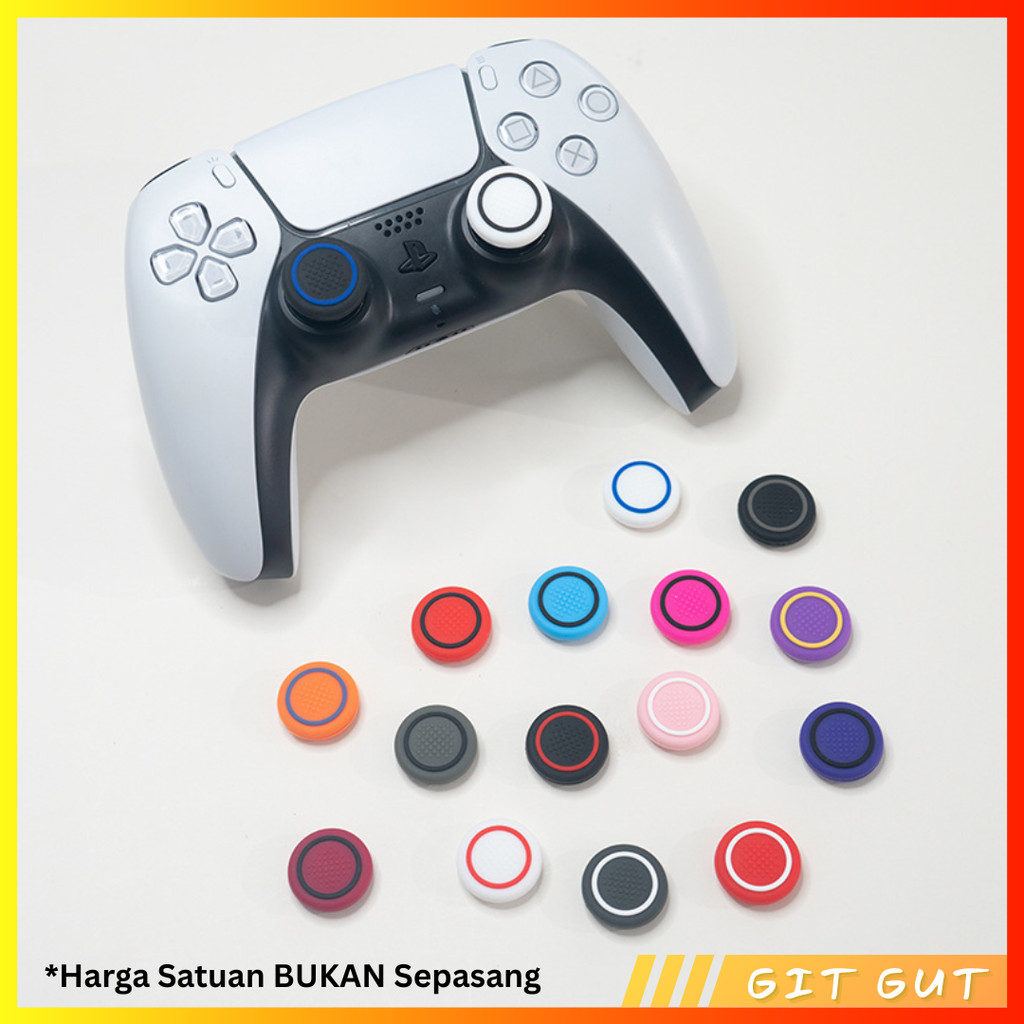 Jual PS4 PS5 Xbox Two Tone Analog Thumb Grip - Controller Stik Stick ...