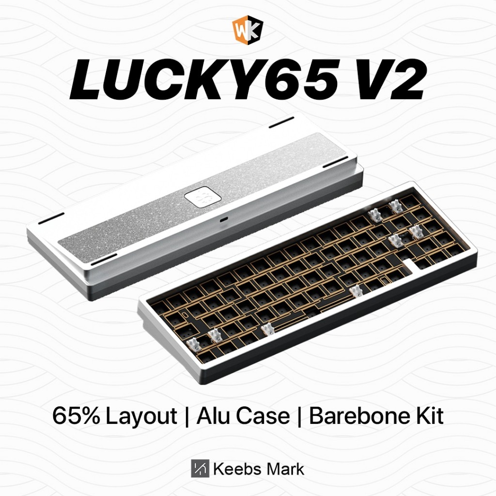 Jual Lucky65 V2 Weikav Tri Mode Connection Gasket Mount 65% Layout ...