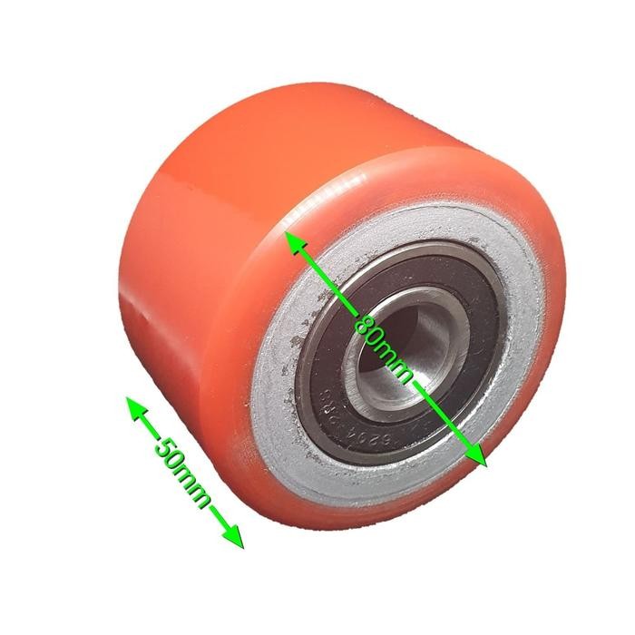 Jual Ready Stok Roda Hand Pallet PU 80 x 50 mm | Shopee Indonesia