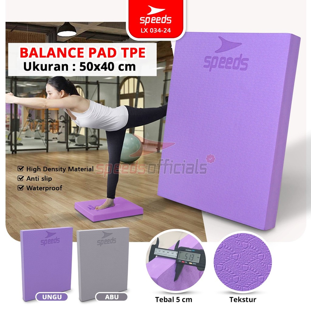 Jual 𝐂𝐀𝐋𝐀𝐑𝐘 Balance Pad TPE 50x40x5cm Knee Pad Bantalan Yoga Olahraga ...