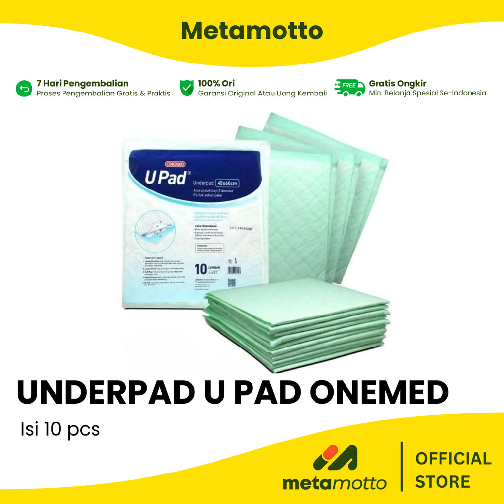 Jual Underpad Upad 60 cm x 45 cm Onemed - untuk Bayi, Anak - Anak, dan ...