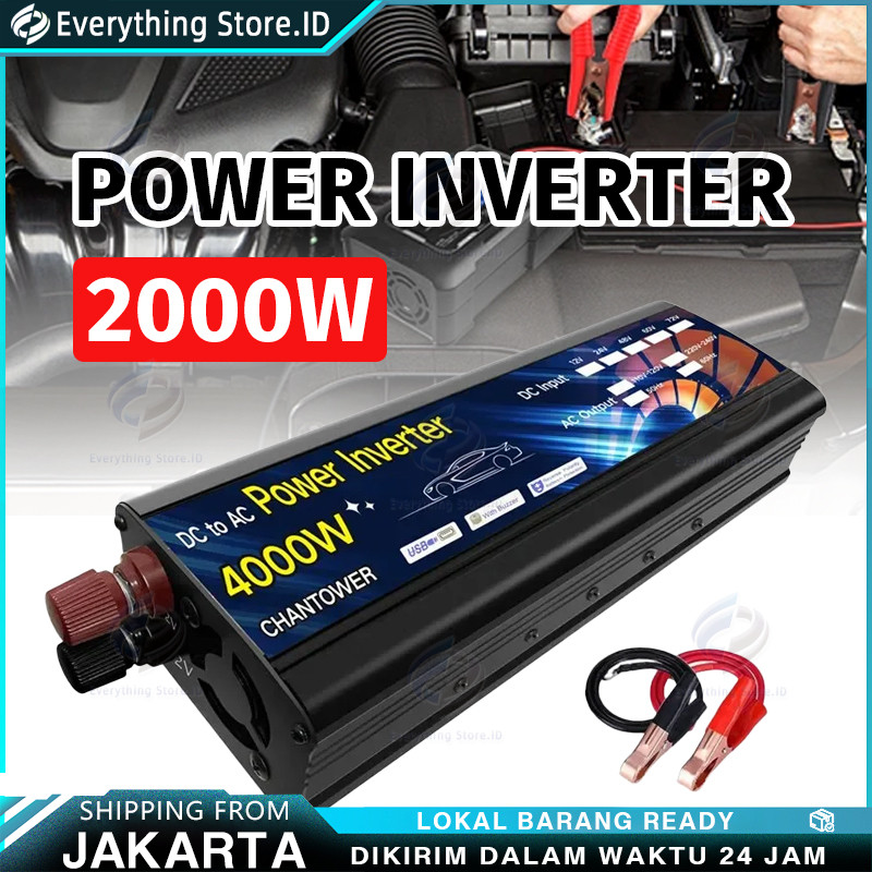 Jual Power Inverter 220W 500W 1000W 2000W 4000W Inverter DC 12V to AC ...