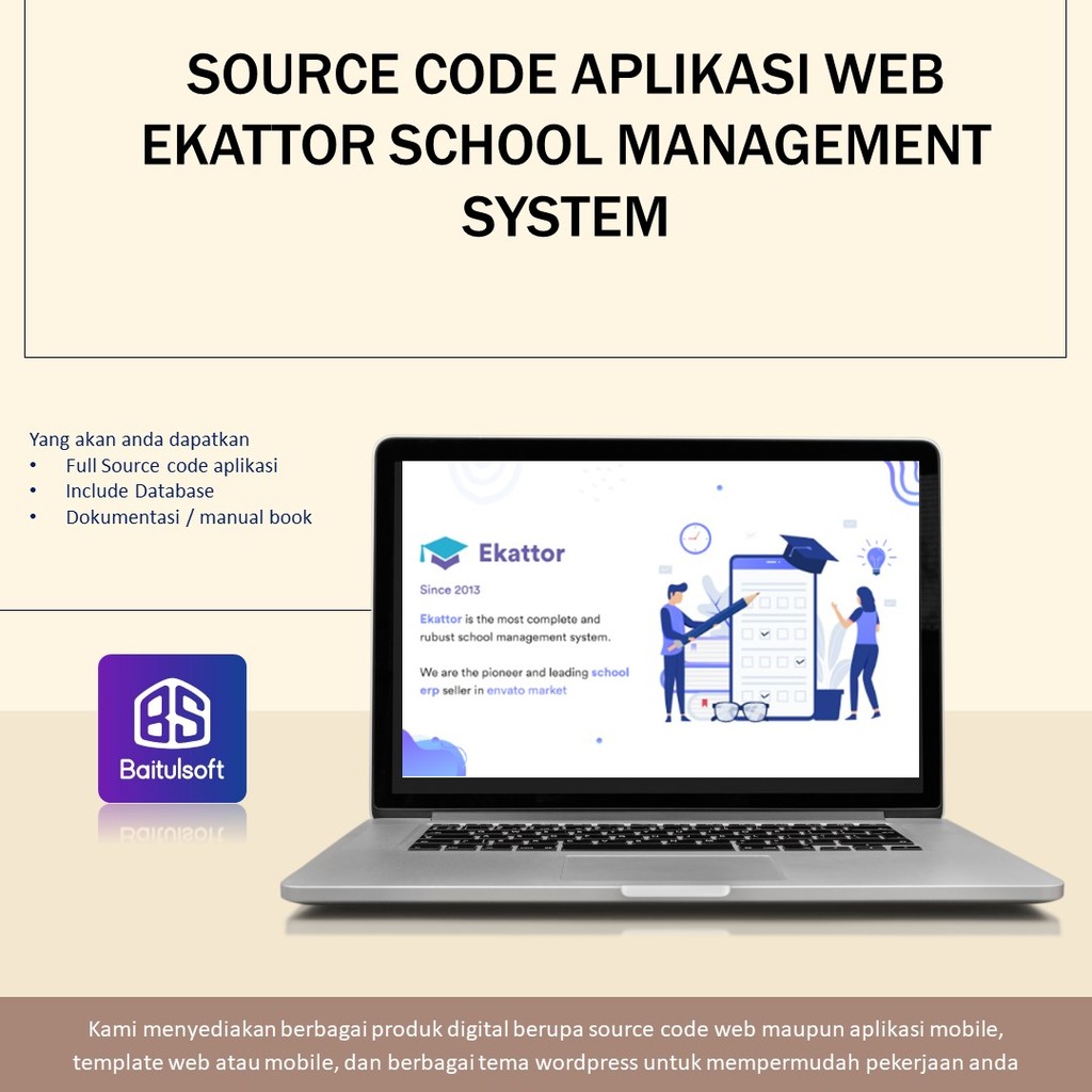 Jual SOURCE CODE APLIKASI WEB EKATTOR SCHOOL MANAGEMENT SYSTEM | Shopee ...