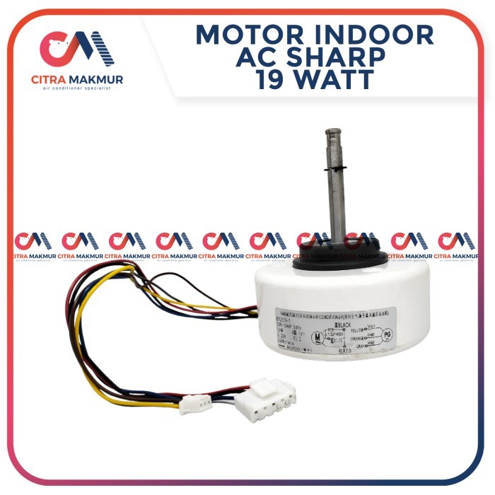 Jual CAT99 Motor Indoor Sharp 19 Watt AC Dinamo Blower 1 2 PK Plasma ...