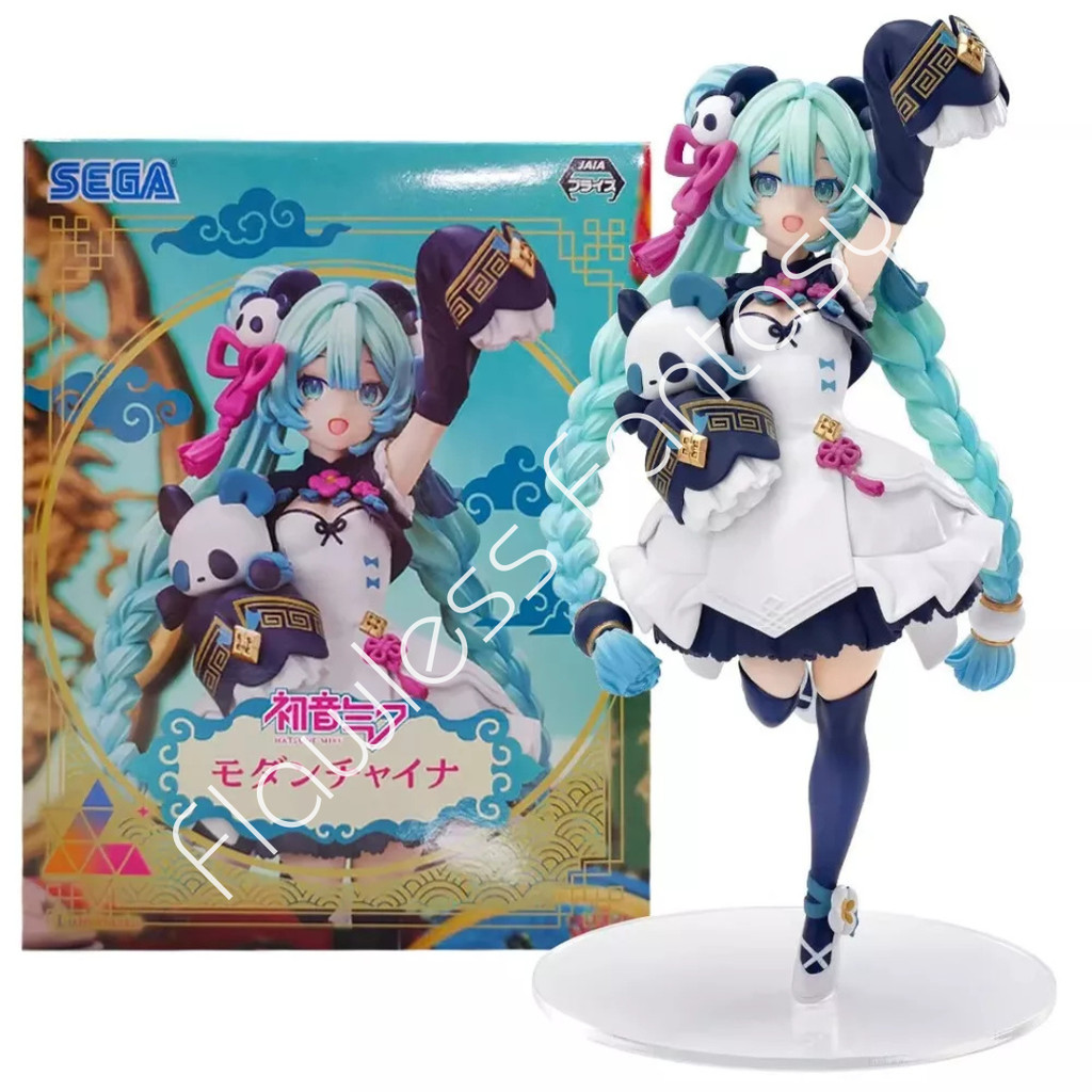 Jual Hatsune Miku Fashion Panda Model Statue Action Figure | Shopee ...