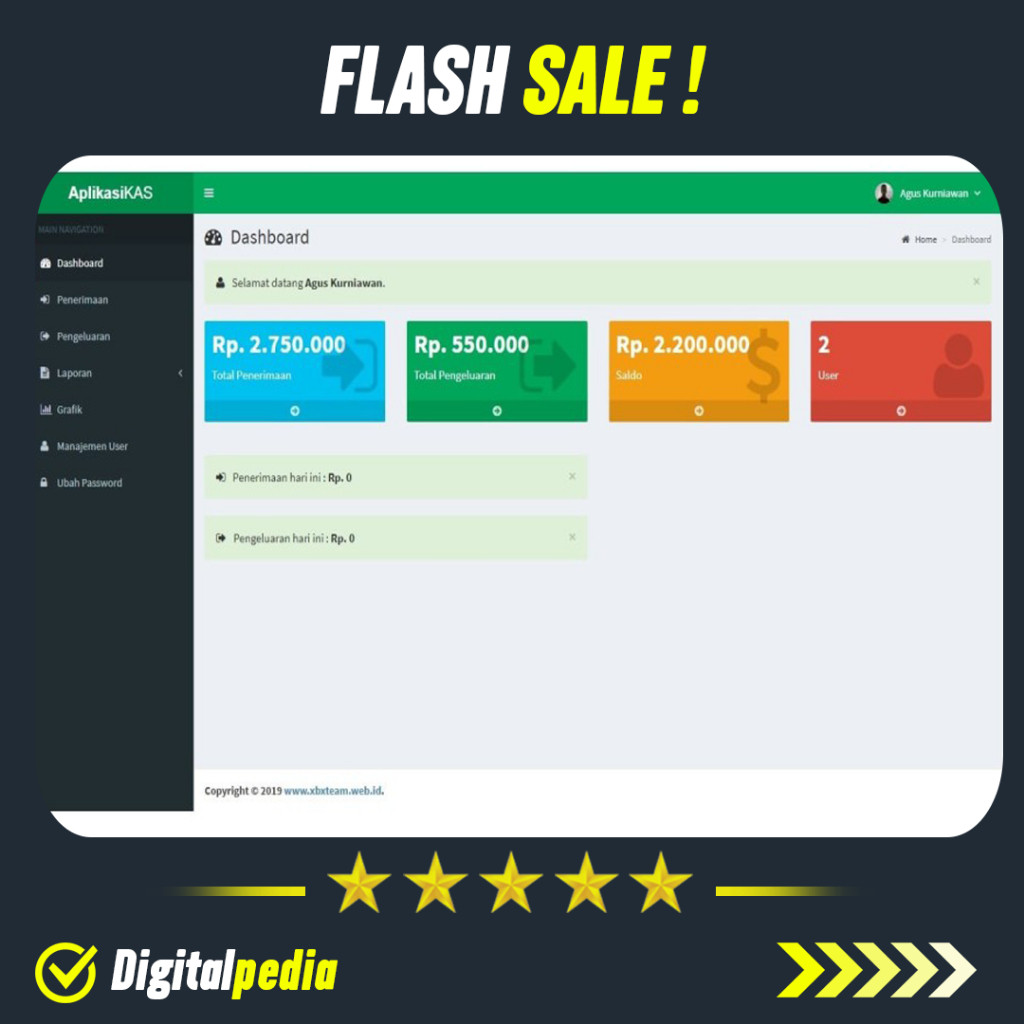Jual Source Code Software Pengelolaan Kas Berbasis Website - Pengurusan ...