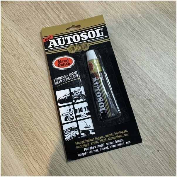 Jual Autosol Metal Polish Pembersih Logam Nikel Chrom 15gr 15 Gram Kecil Mesin Motor Mobil ...