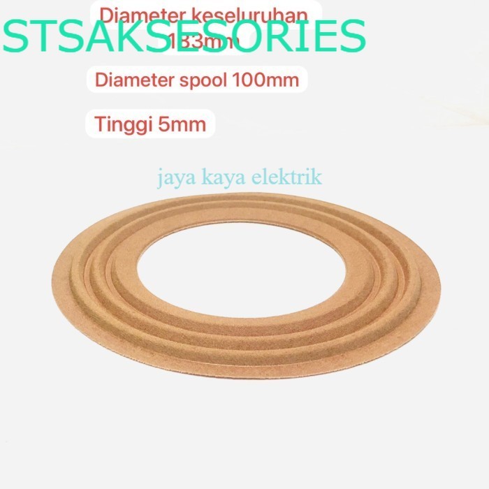 Jual Dumper Demper Membran JBL Coklat Speaker 18inch Lubang Spool 100mm ...