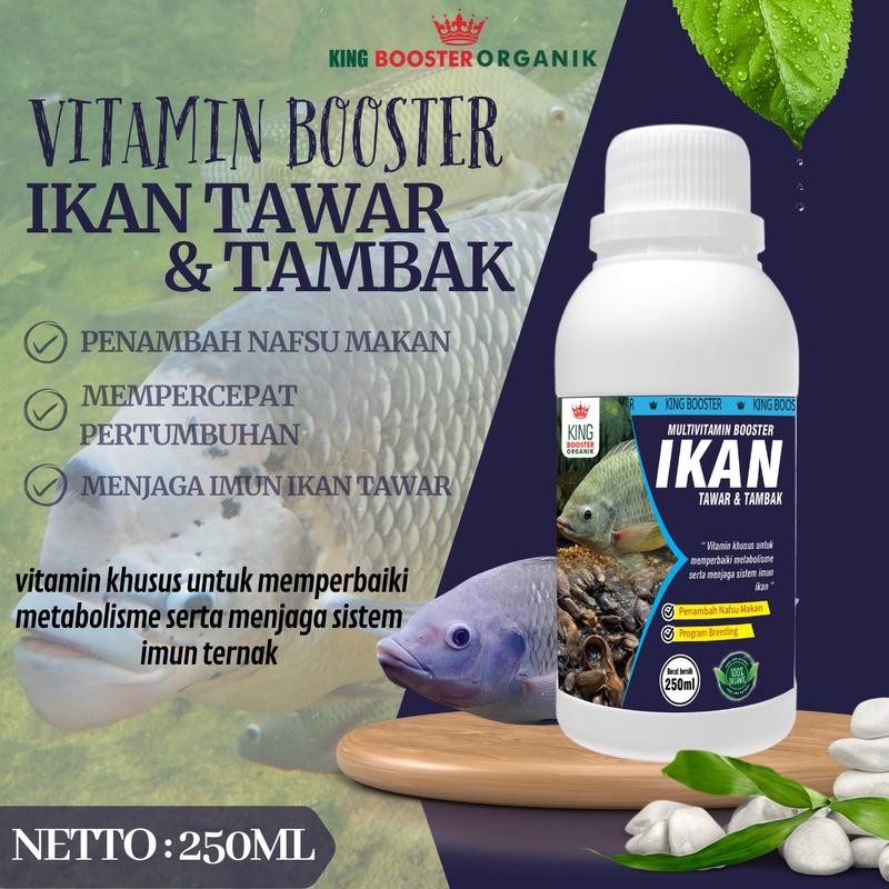 Jual VITAMIN IKAN TAWAR & TAMBAK Vitamin Ikan , Cepat Besar, Penambah Napsu Makan, anti parasit ...