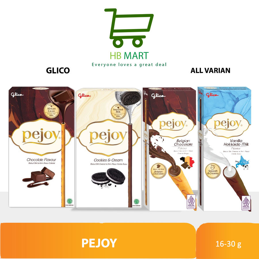 Jual GLICO PEJOY CHOCO COOKIES BELGIAN VANILLA 16g 30G | Shopee Indonesia