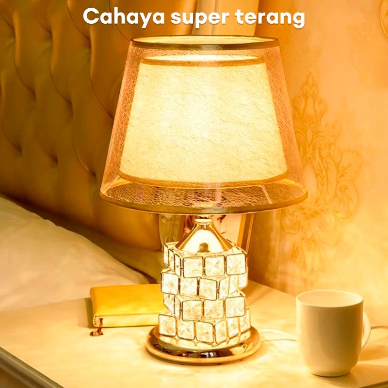 Jual 【Garansi 10 tahun 】 Crystal Desk Lampu Tidur Aesthetic Lampu Meja ...