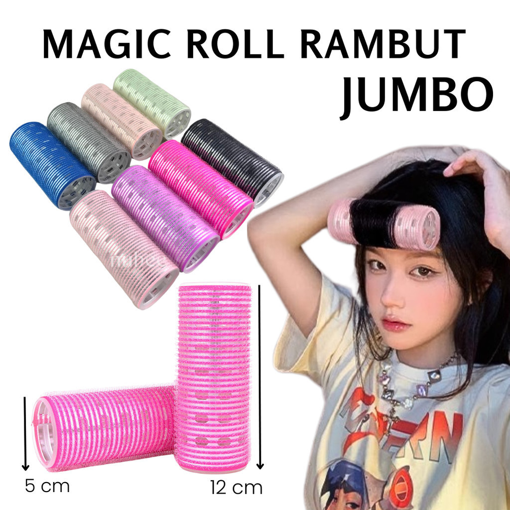 Jual Magic Roll Rambut Lapisan Aluminium / Hair Rollers / Roll Rambut 3 ...